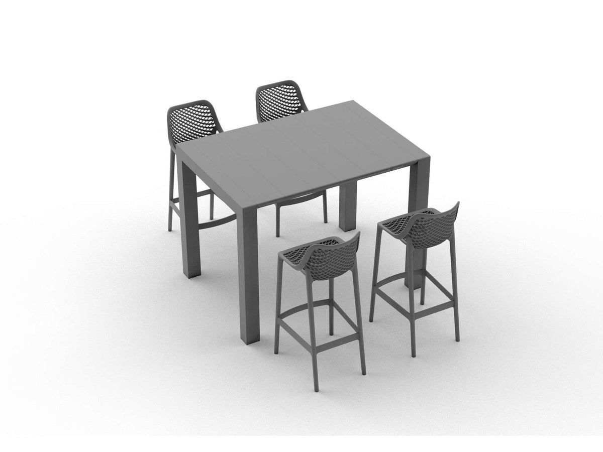 Happy hour at home - Siesta Air Barstool / Vegas Bar Table 5 Piece ...