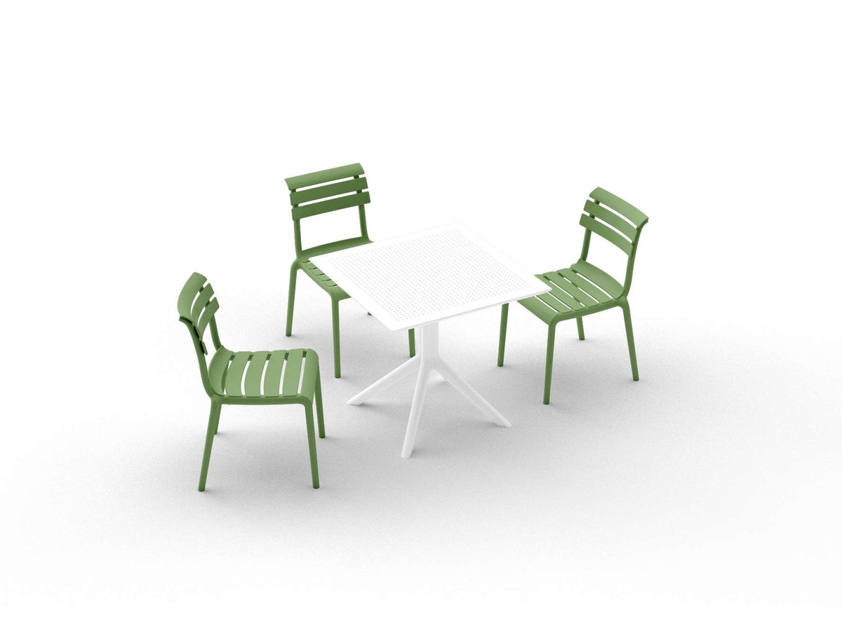 Carefree Chat - Siesta Helen Chair / Sky Folding Table Outdoor Dining ...